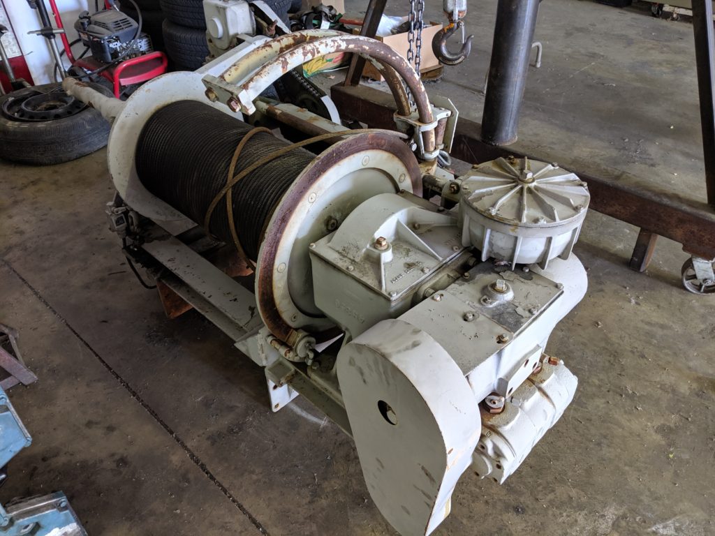 Huge Adams Winch - Roscoe's etc.