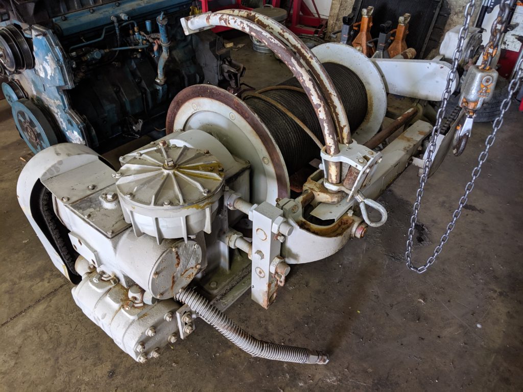 Huge Adams Winch - Roscoe's etc.