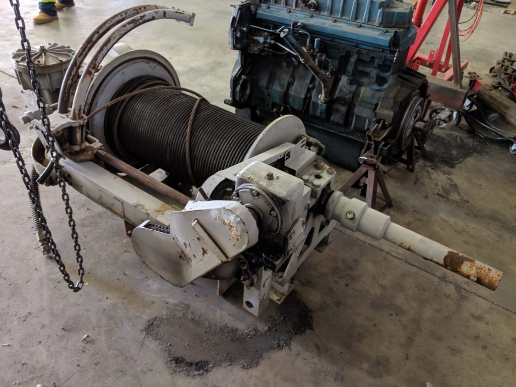 Huge Adams Winch - Roscoe's etc.