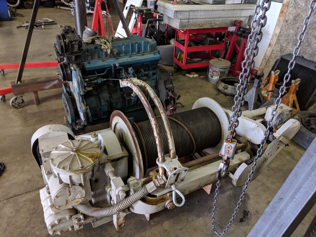 Huge Adams Winch - Roscoe's etc.